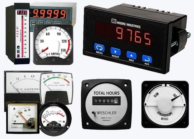 Weschler Analog and Digital Panel Meters for Power Systems