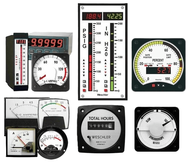 Weschler Analog and Digital Panel Meters for Power Systems